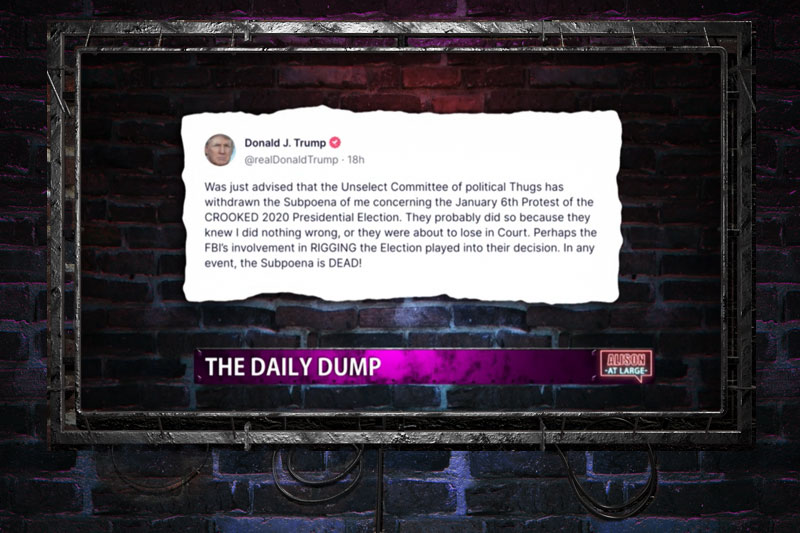 The Sham J6 Committee, Pro-Life Movement Win and Tyrannical Technocrats ...