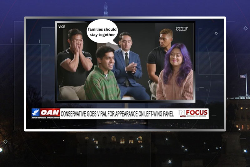 Asian Man’s Conservative Takes Triggers Liberal Panel – One America ...