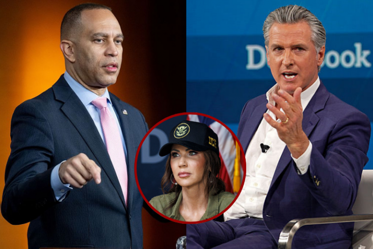 Jeffries, Newsom and other Democrats call for Kristi Noem’s impeachment ...