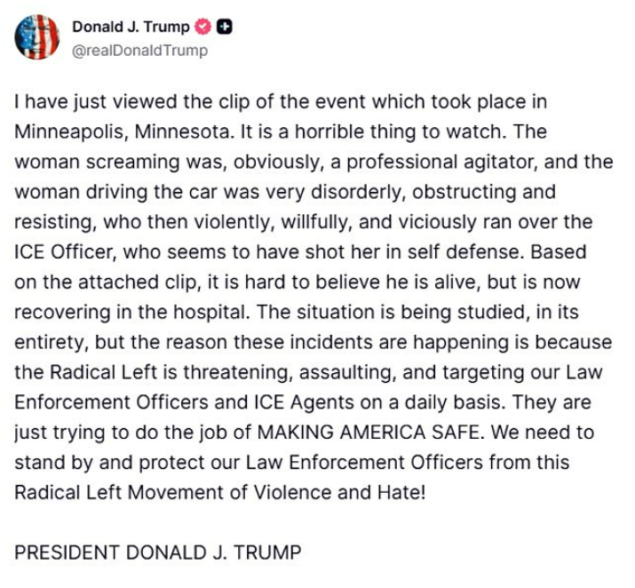 Minn.: 37-year-old woman dies following ICE-involved shooting – One ...