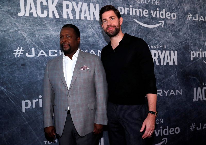 FILE PHOTO: Cast member and executive producer Krasinski and cast – One ...