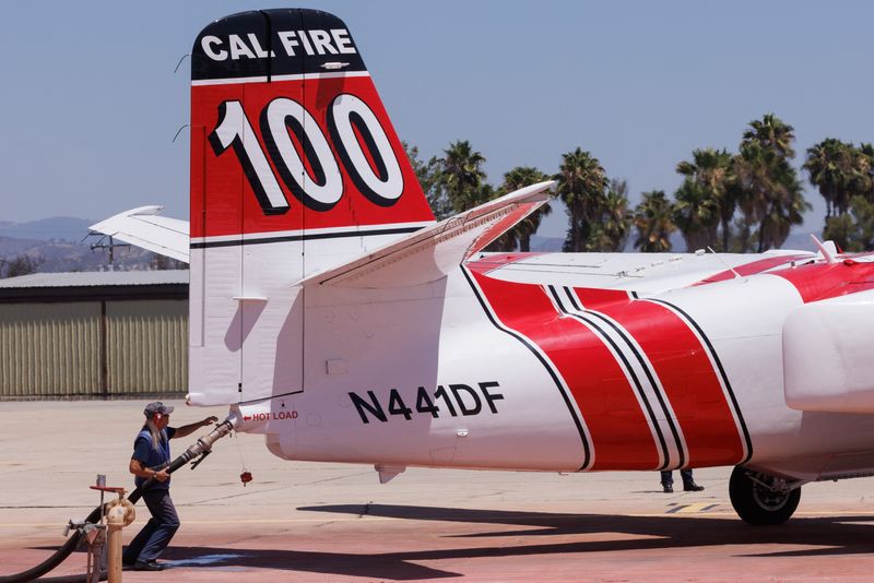 Cal Fire Air Attack Base at Ramona airport in California – One America ...
