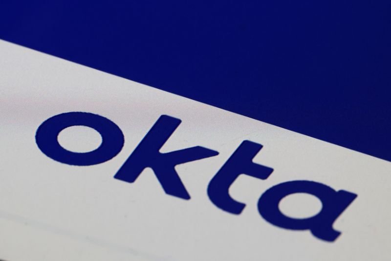 Illustration shows Okta logo – One America News Network